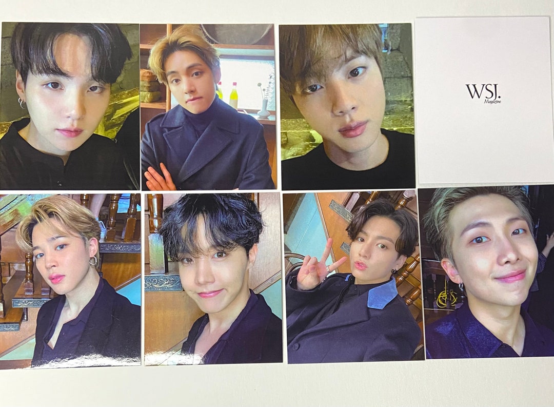 Bts WSJ Magazine 2020 Fanmade Photocards BIGGER Than NORMAL Pcs - Etsy