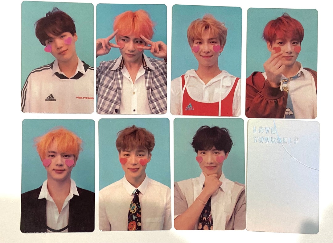 BTS Love Yourself: Answer Version F Album Lomo Photocards heartsleeves ...