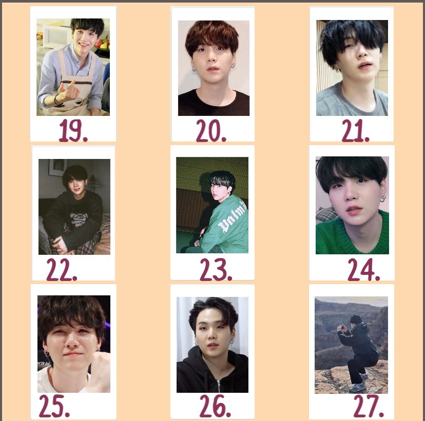 Yoongi/ Suga Boyfriend Material Polaroids heart-sleeves - Etsy
