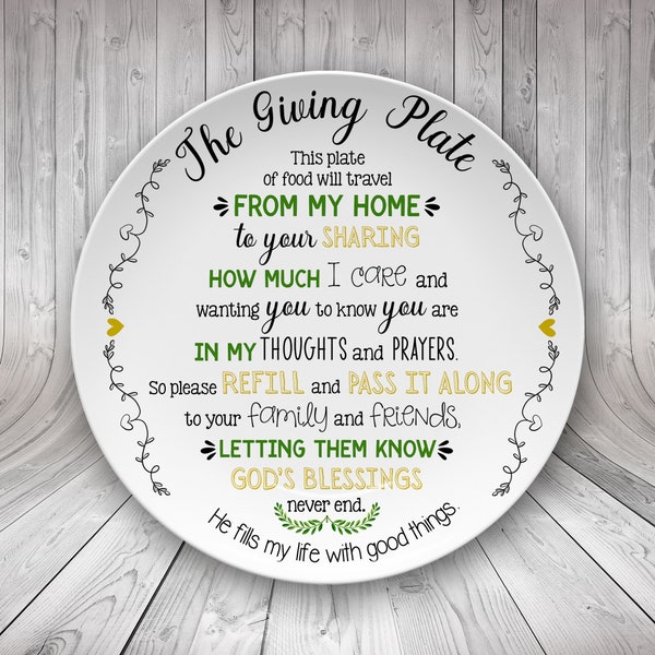 Giving Plate - Etsy
