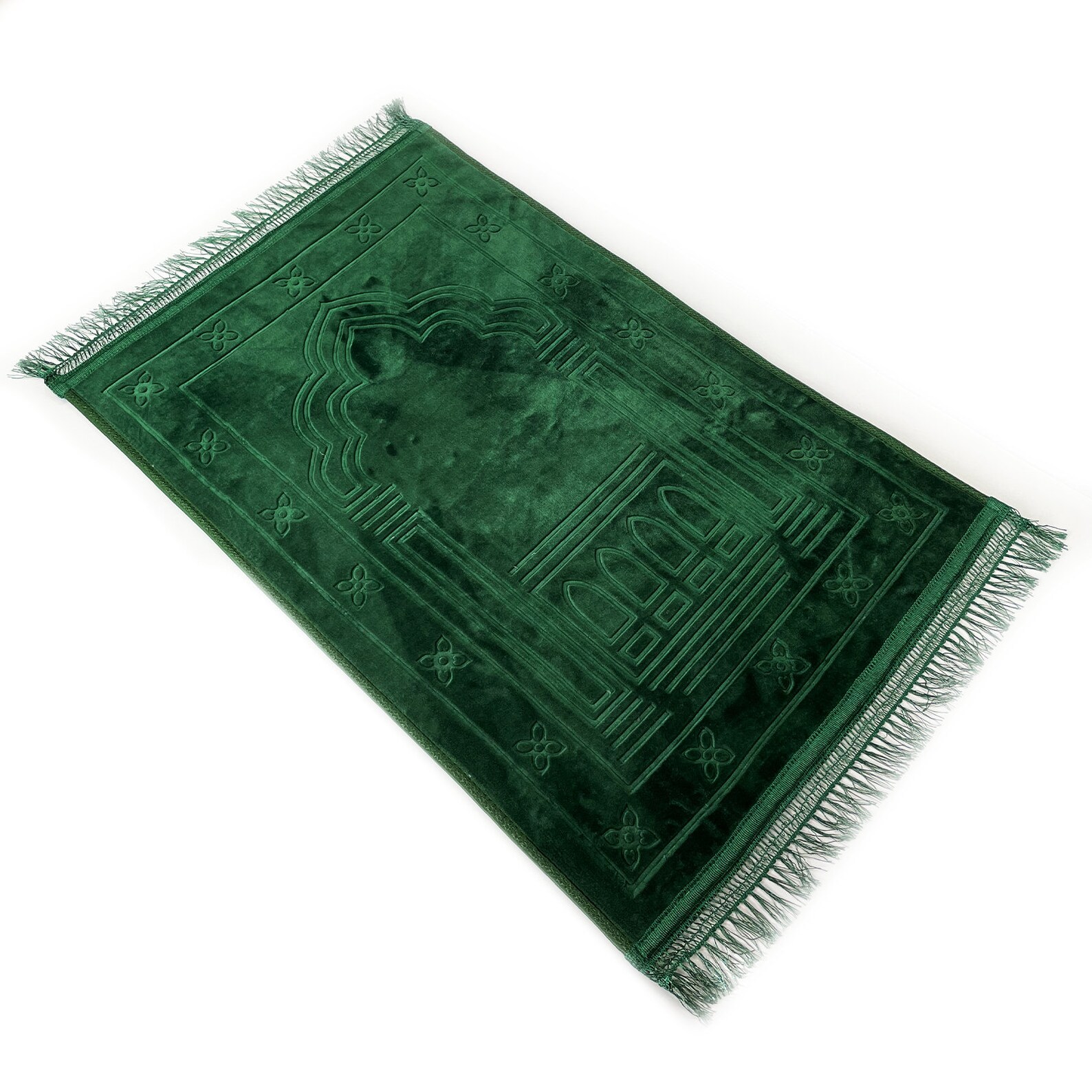 Large Green Adults Prayer Mat | Personalised Prayer Mat | Luxury Prayer ...