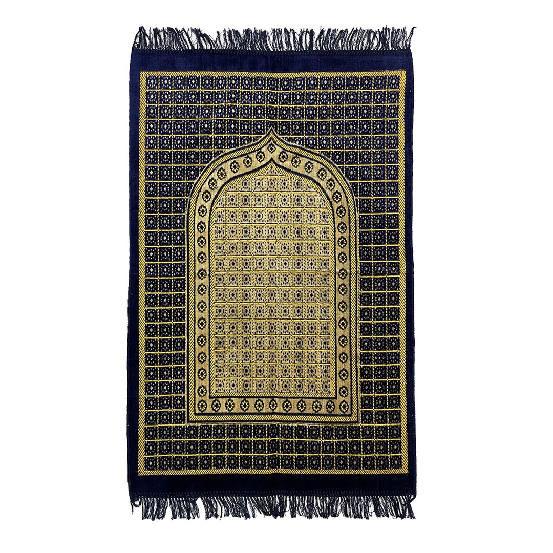 Traditional Print Prayer Mat Blue - Etsy