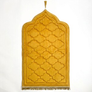 Royal Blue Luxury Prayer Mat – Diamond Design, Thick Velvet ...