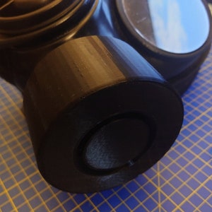 S10 Gas Mask Filter Box Replica 3D Printed Black PLA Sniff Box Style 2 ...