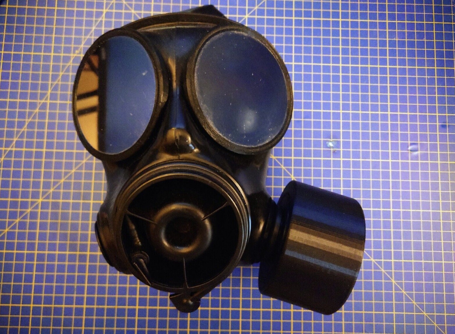 S10 Gas Mask Filter Box Replica 3D Printed Black PLA Sniff Box Style 2 ...