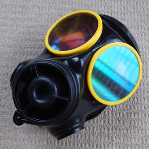 S10 FMJ08 Gas Mask Filter Lens Multi Colour Black Red Blue Green Orange ...