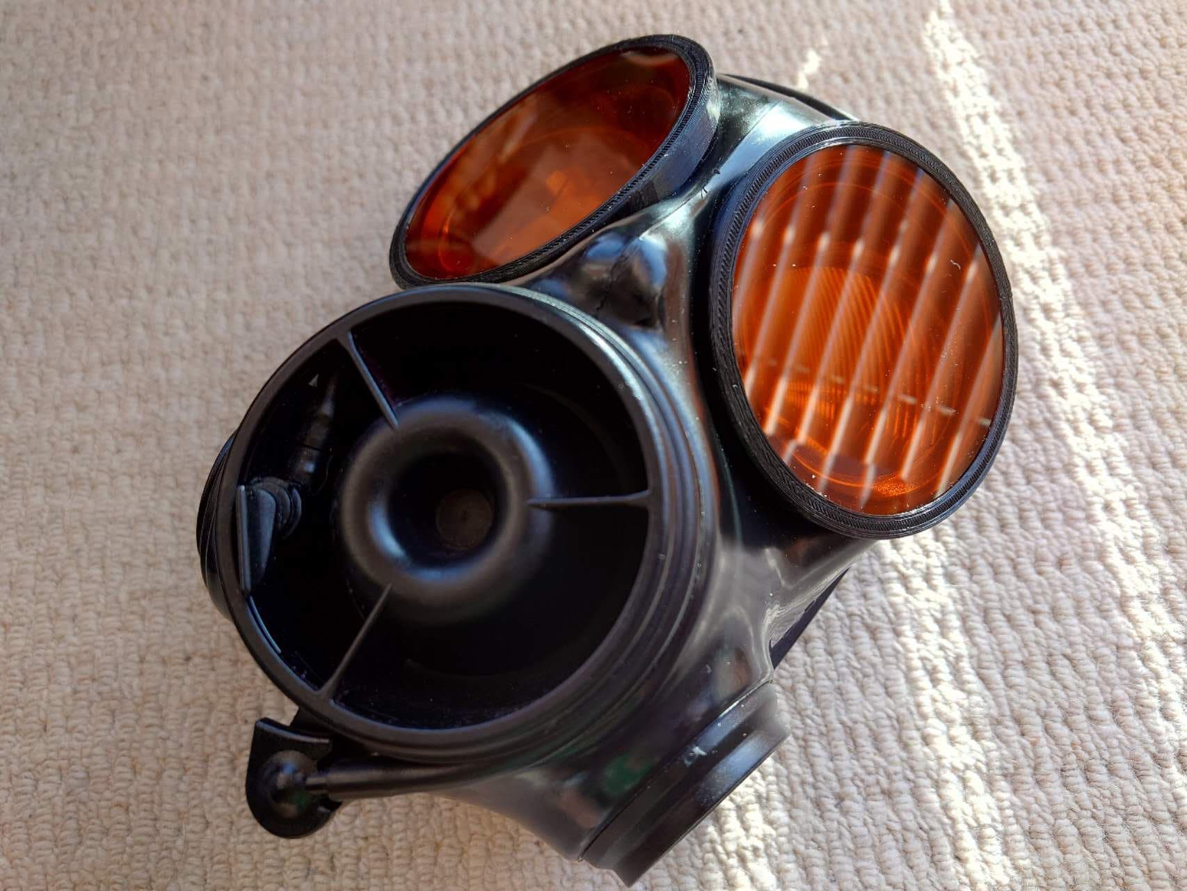 FM12 Gas Mask Filter Lens Multi Colour Black Red Blue Green Orange ...