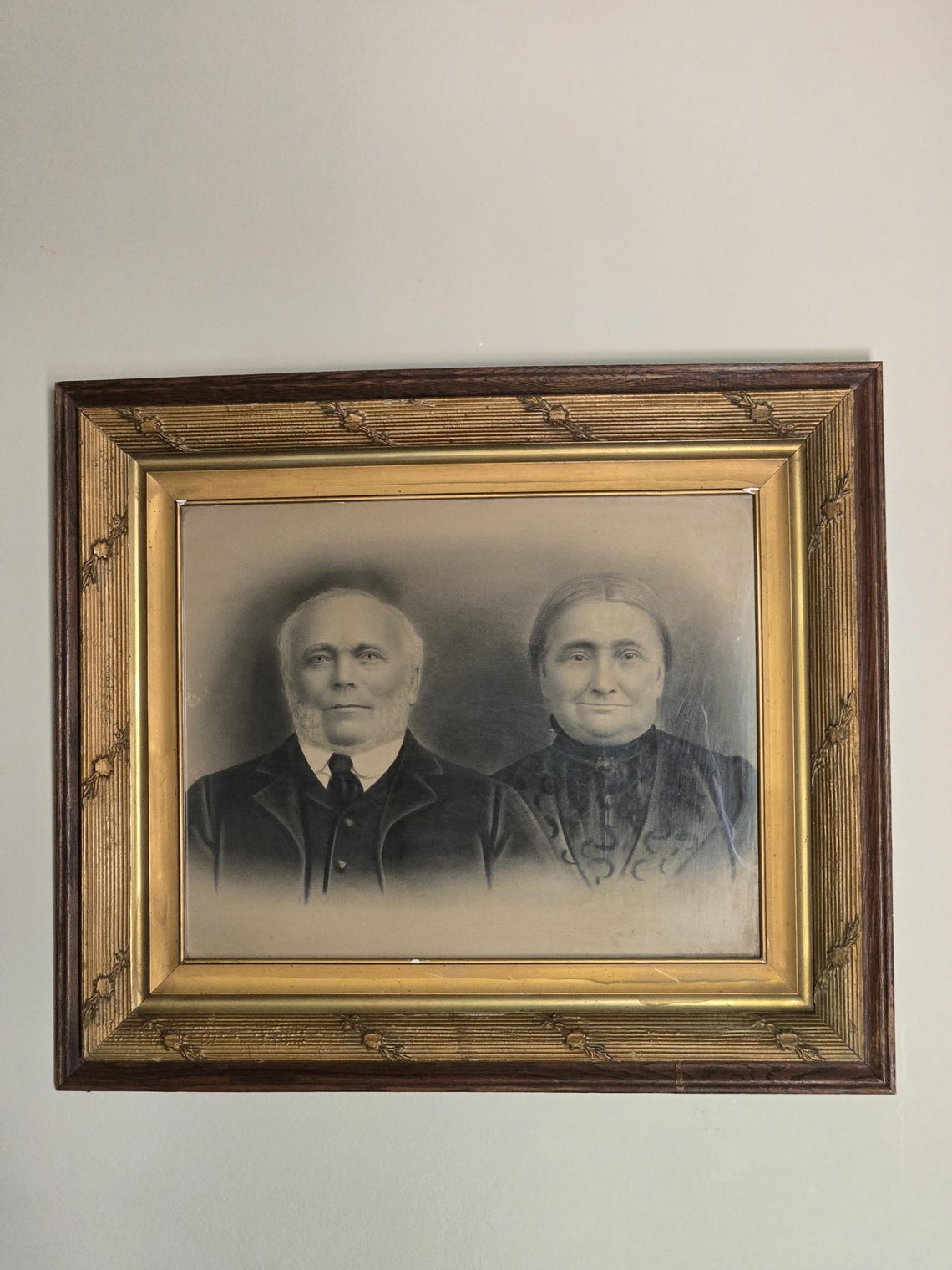 Antique Charcoal Portrait