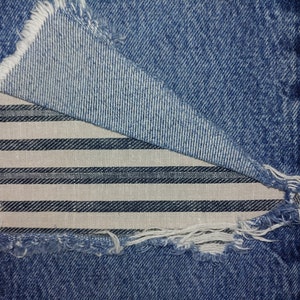 Classic Stripe Patch - Iron on Patch for Jeans - Easy to Apply Patch ...