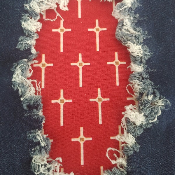 Cross Patches for Jeans - Etsy