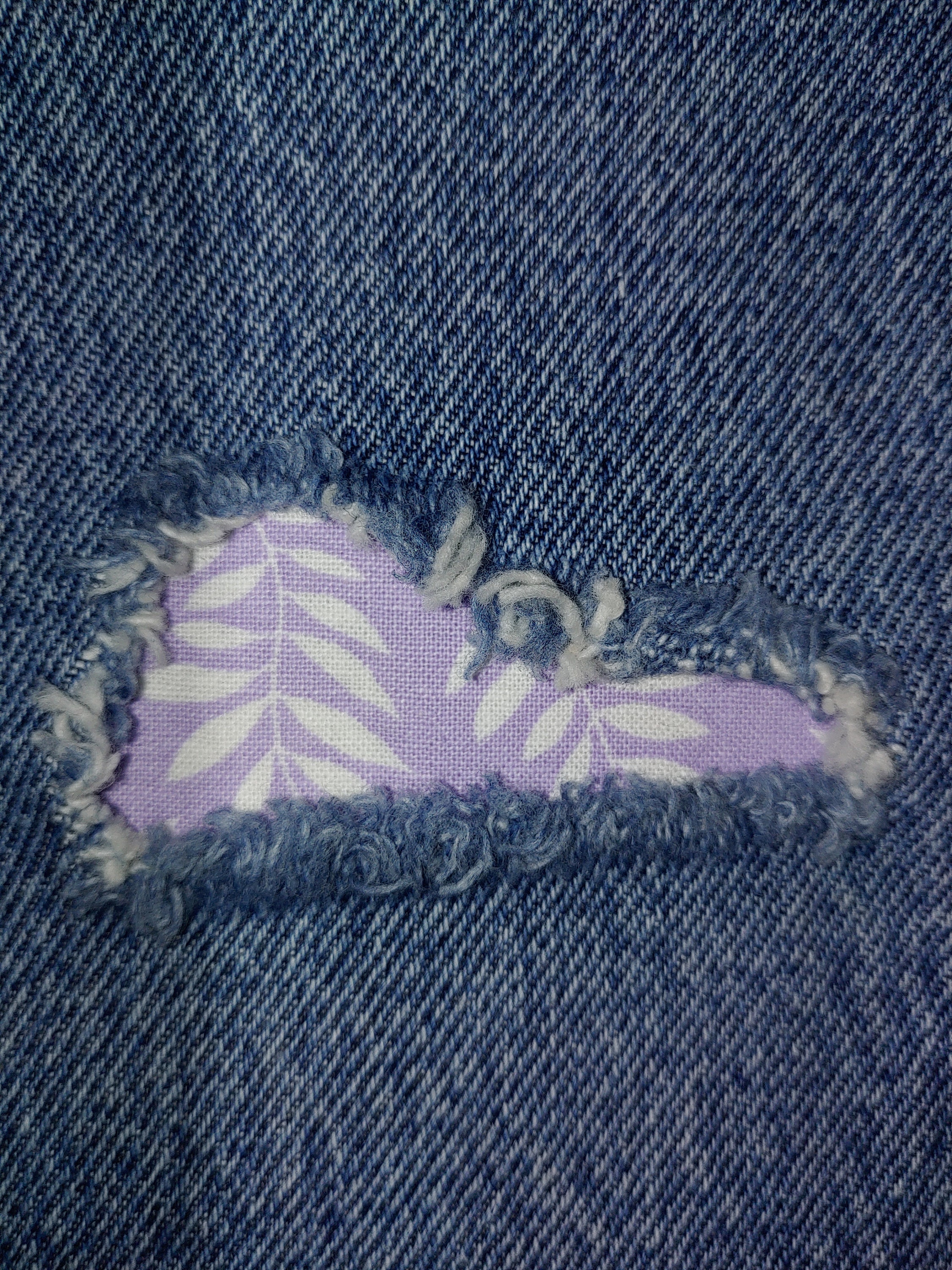 Lavender Fern Patch Iron on Patches for Jeans Easy to Apply - Etsy