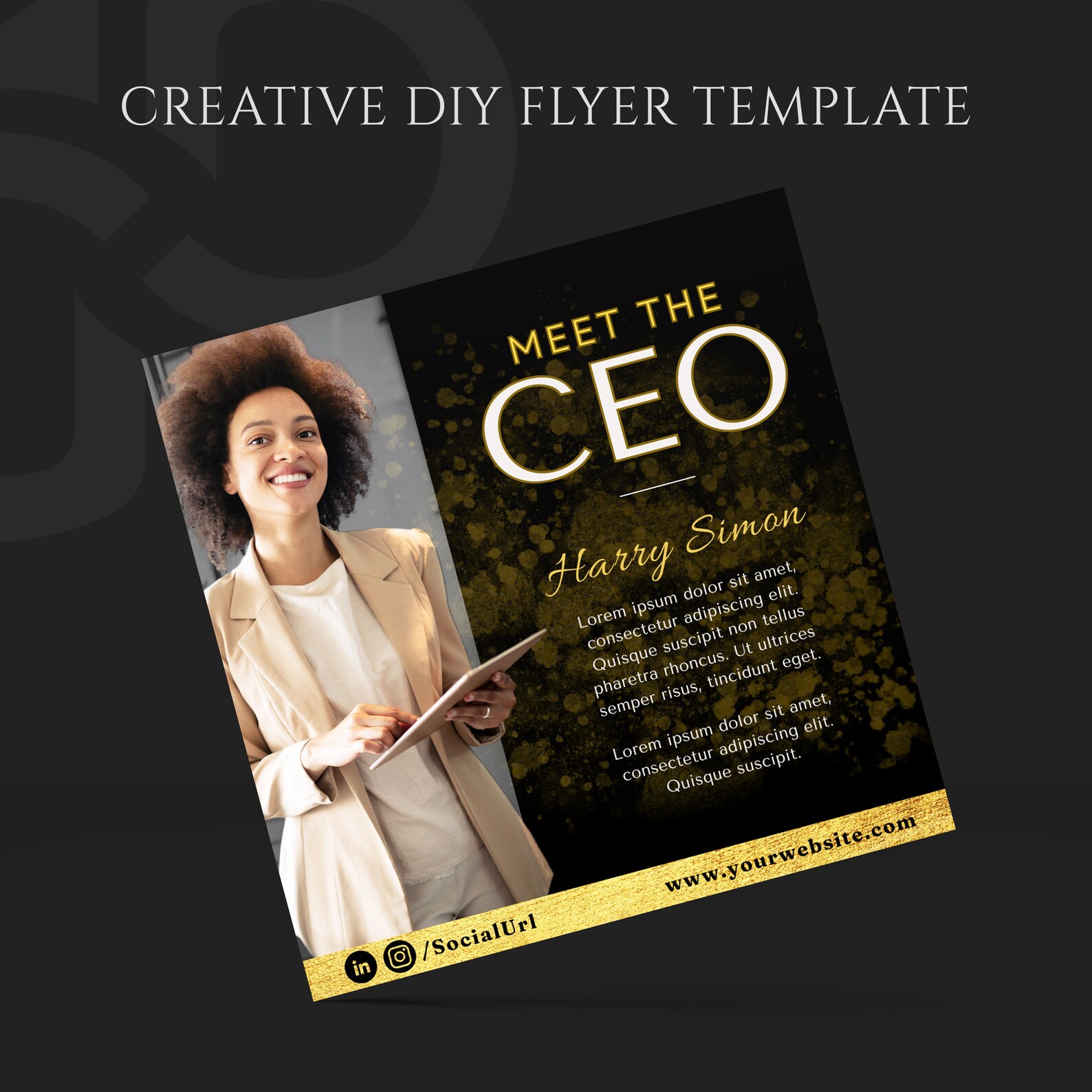 Meet the CEO Flyer, Meet the CEO Instagram Post, Social Media Flyer ...
