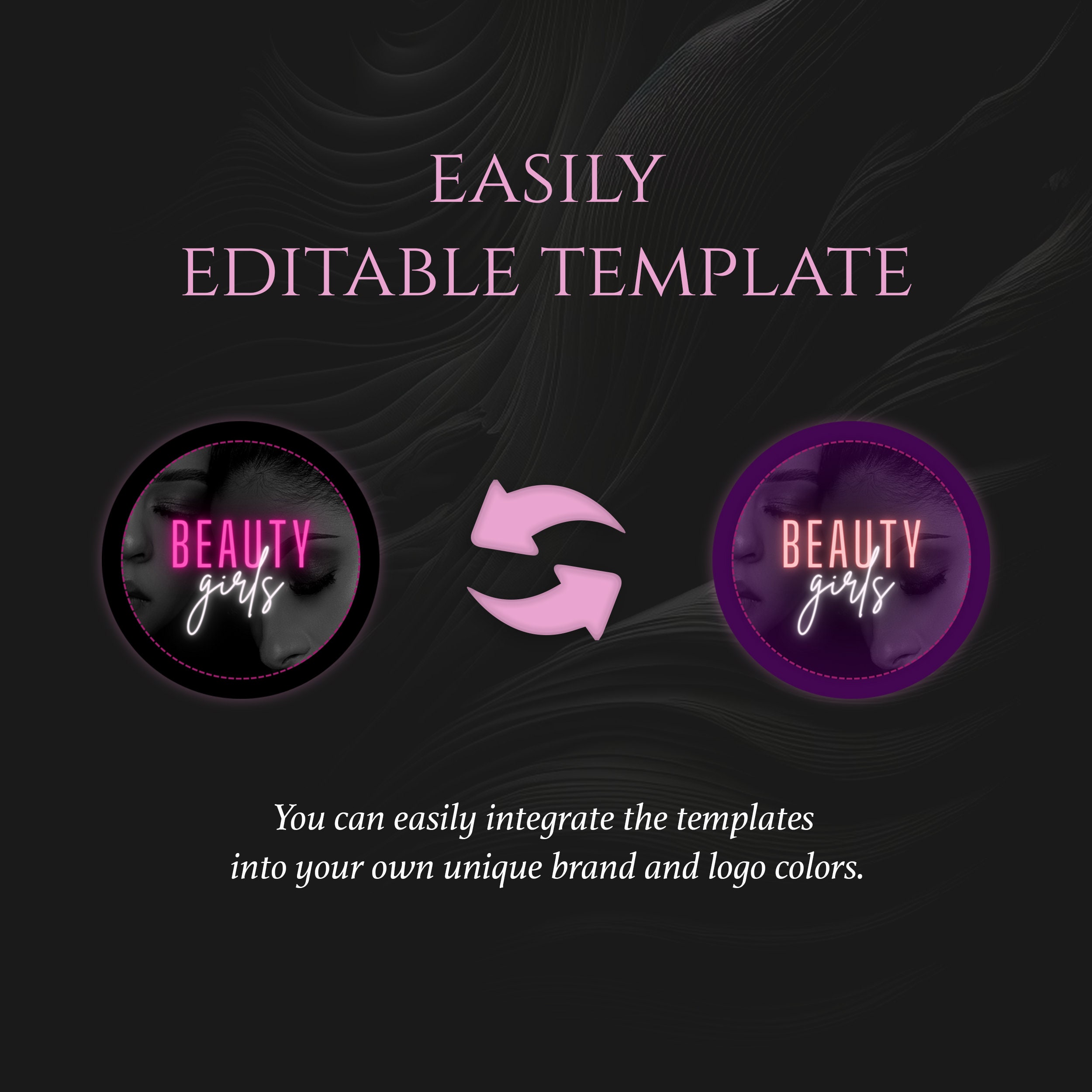 Beauty Instagram Story Highlights Icons, Aesthetic Neon Story Cover ...