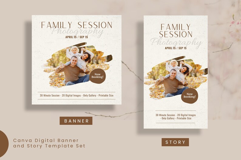Family Photography Instagram Post, Mini Session Marketing Template ...