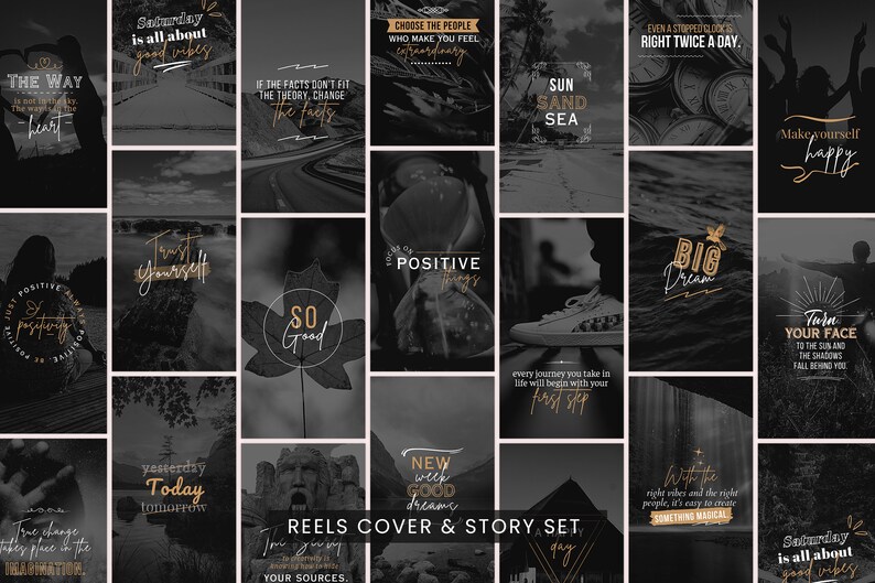 100 Motivation Instagram Quotes Template, Good Vibes Instagram Posts ...