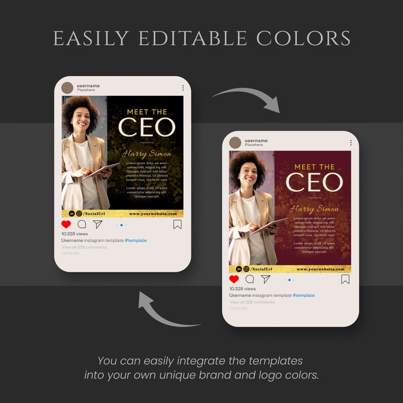 Meet the CEO Flyer, Meet the CEO Instagram Post, Social Media Flyer ...