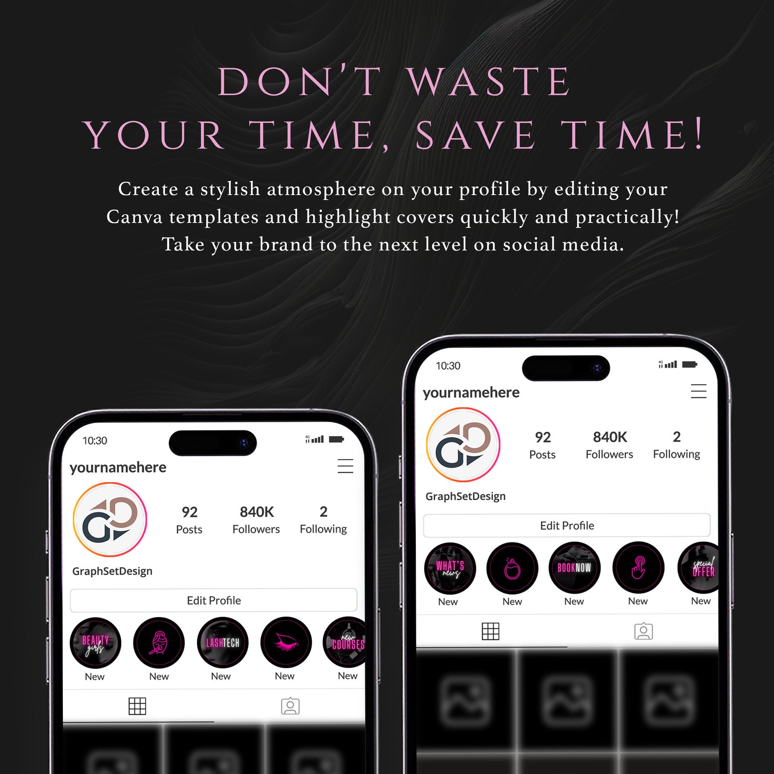 Beauty Instagram Story Highlights Icons, Aesthetic Neon Story Cover ...