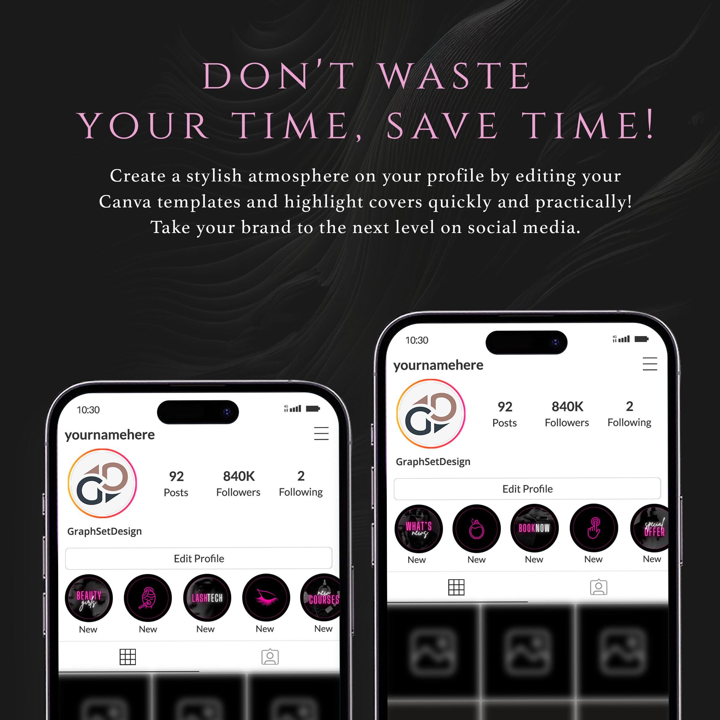 Beauty Instagram Story Highlights Icons, Aesthetic Neon Story Cover ...