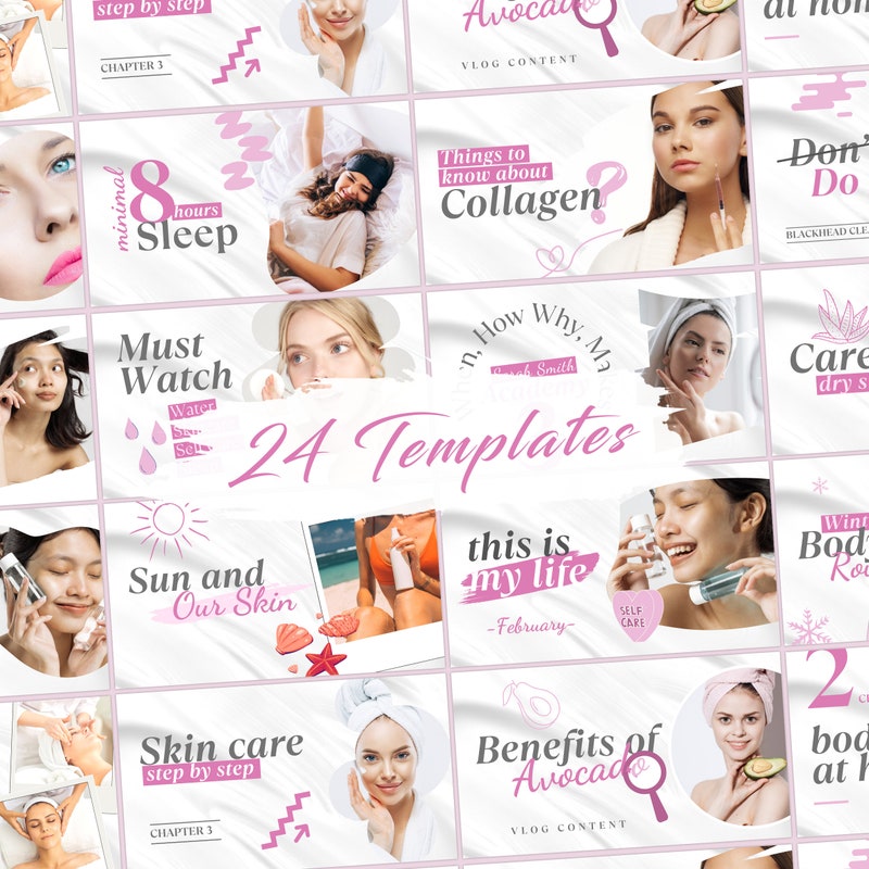 Canva Template Youtube Thumbs - Etsy UK