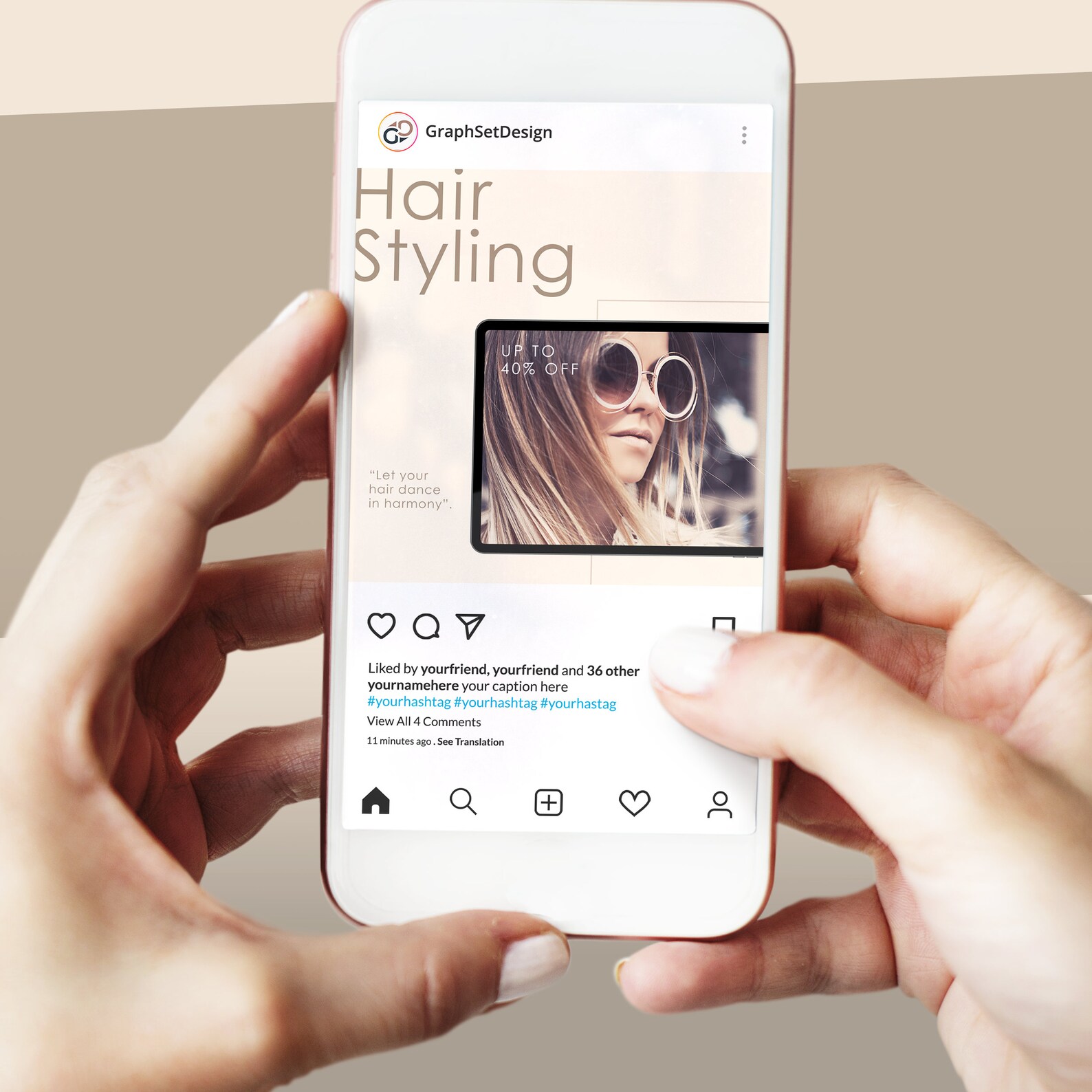 30 Hair Styling Instagram Post, Beauty Salon Marketing, Social Media ...