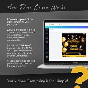 CEO Birthday Instagram Marketing Post, DIY Birthday Celebration Social ...