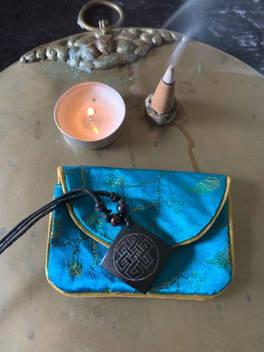 Witchcraft Health Spell Karma Protection Amulet Pendant Pagan Witchy ...