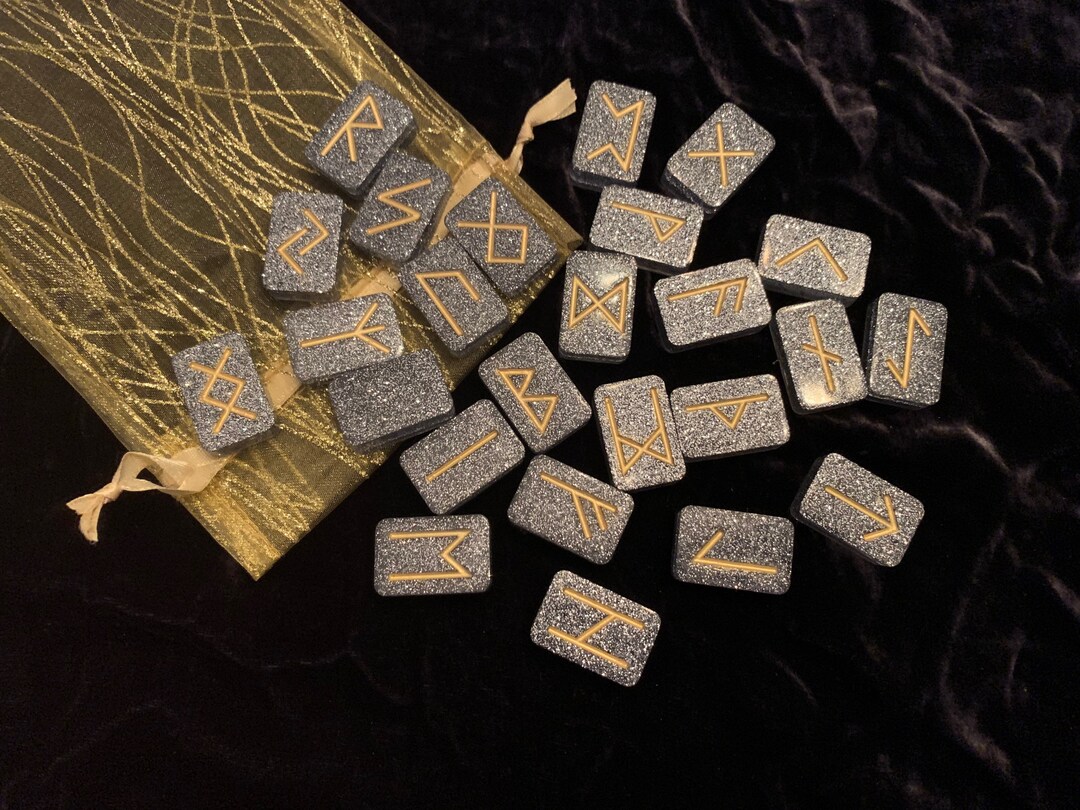 Elder Futhark Runes Set Rune Nordic Norse Pagan Viking Healing Spell ...