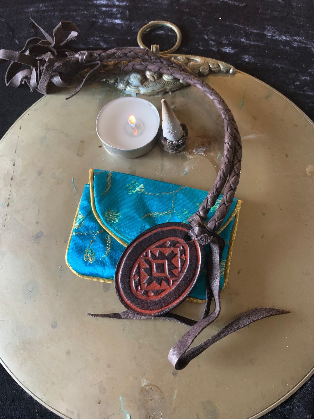 Native American Indians Protection Spell Amulet Pendant Shaman Lucky ...