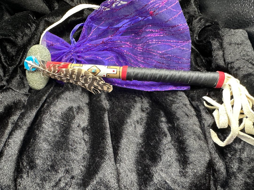 Native American Indians Protection Amulet Shaman Lucky Beaded Leather ...
