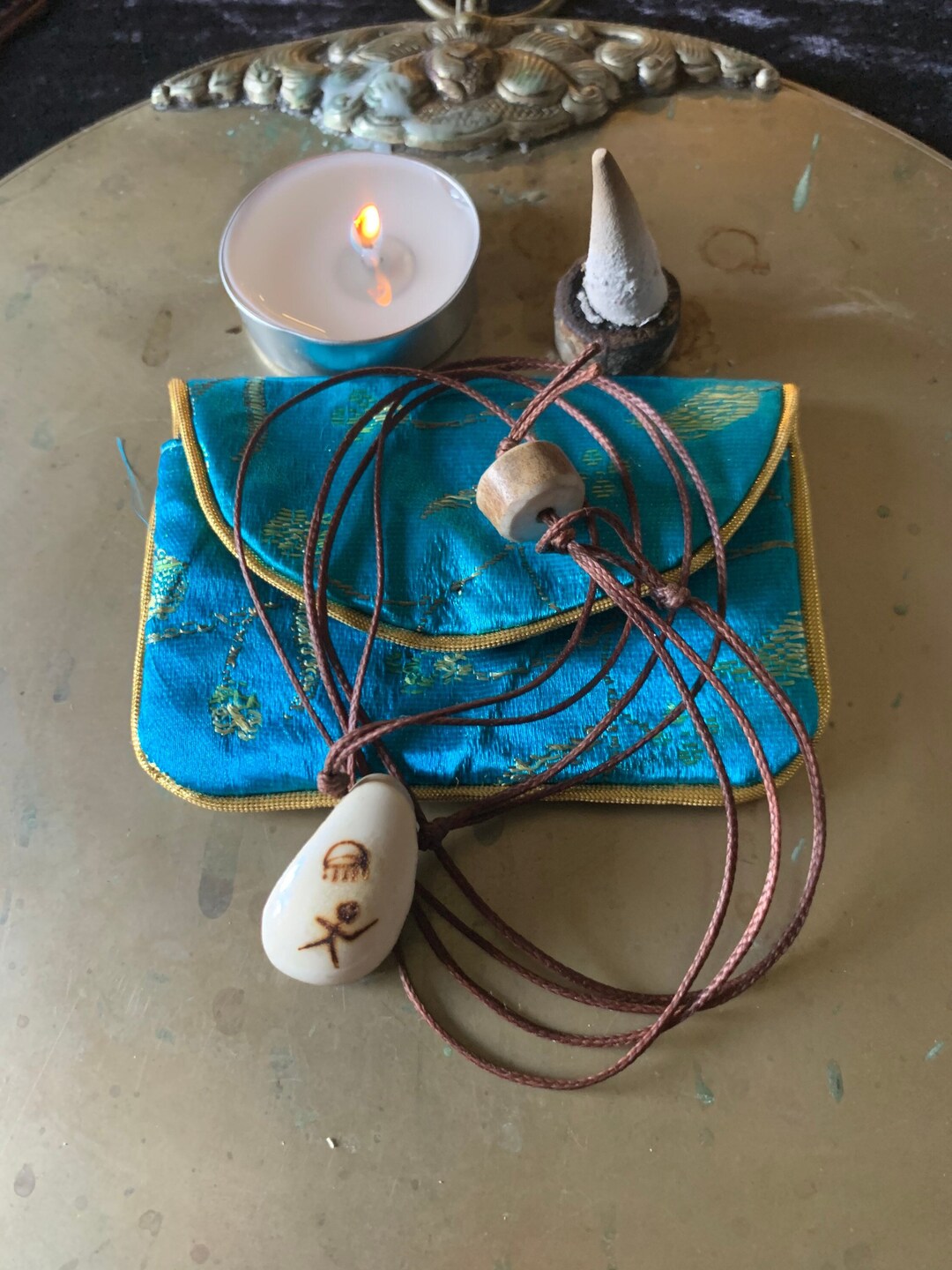 Protection Spell Amulet Nordic Scandinavian Decor Spiritual Art Pendant ...