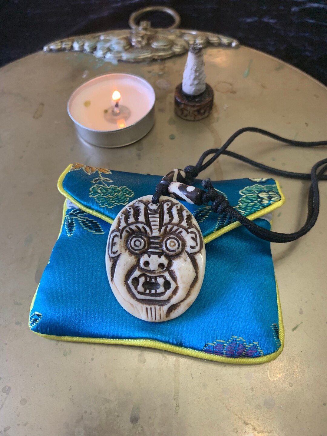 Protection Spell Witchcraft Amulet Anxiety Pendant Shaman Empath Spells ...