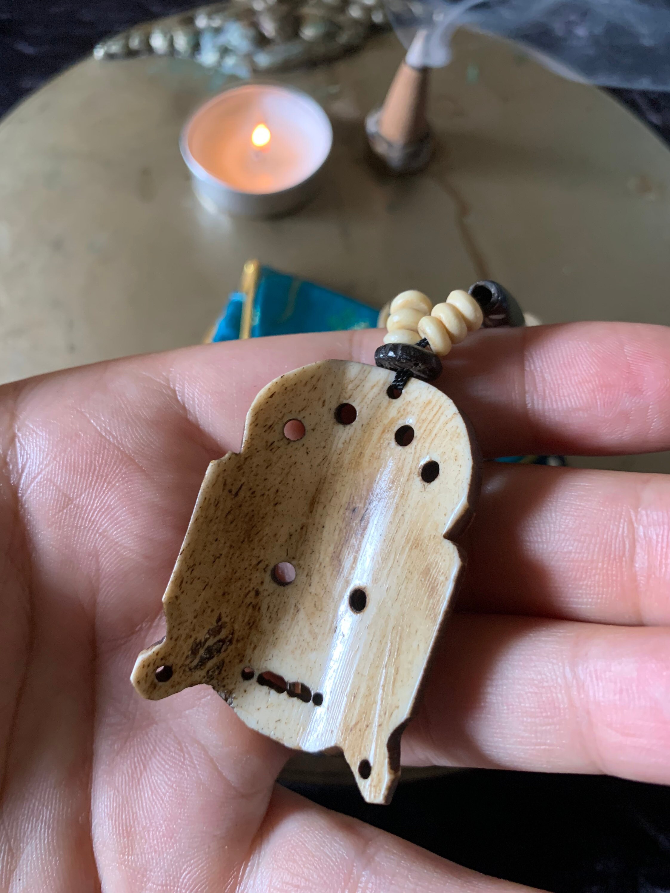 Protection Spell Witchcraft Amulet Anxiety Pendant Shaman - Etsy