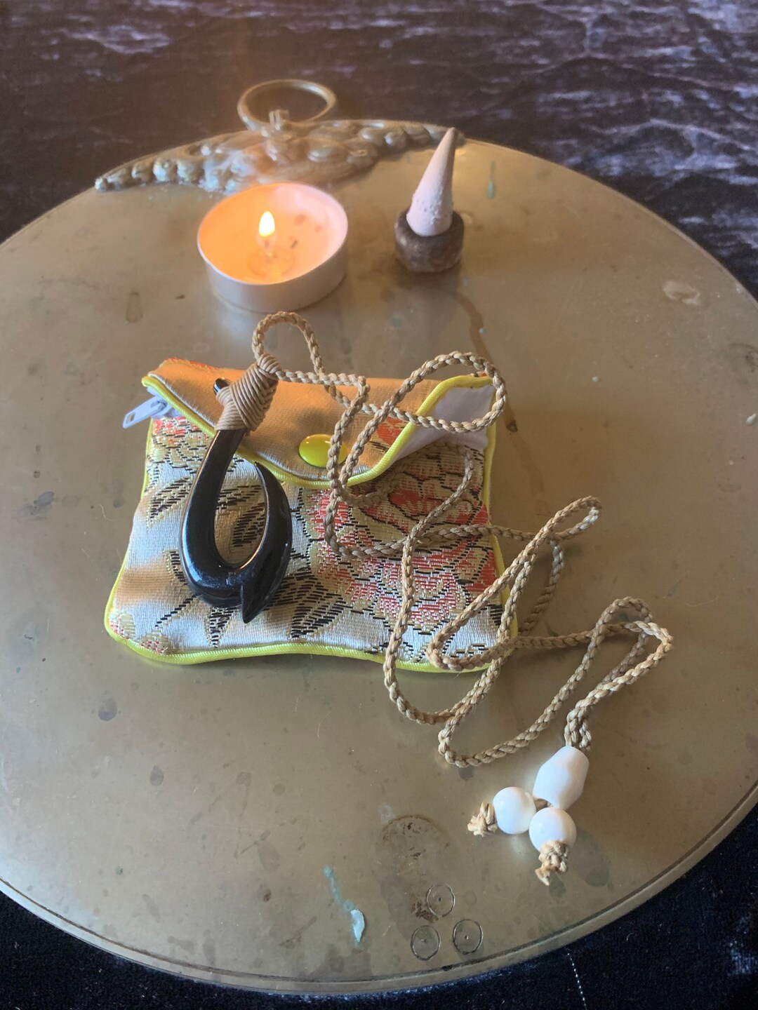 Money Spell Healing Amulet Necklace Good Luck Omens Charm Pendant ...
