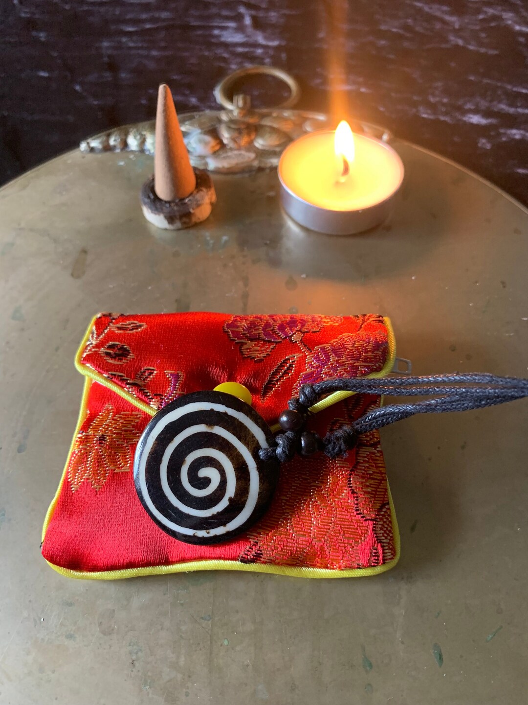 Witchcraft Health Spell Karma Protection Amulet Pendant Pagan Witchy ...