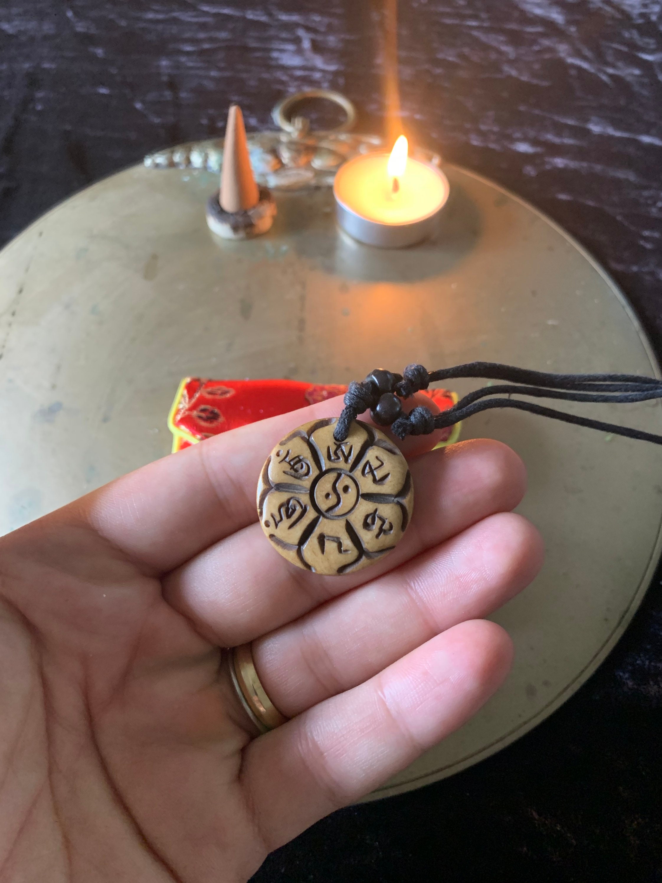 Love Spell Healing Amulet Necklace Pendant Voodoo Hoodoo Protection ...