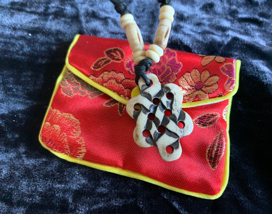 Health Karma Healing Spell Protection Amulet Spiral Pendant Shaman Good ...