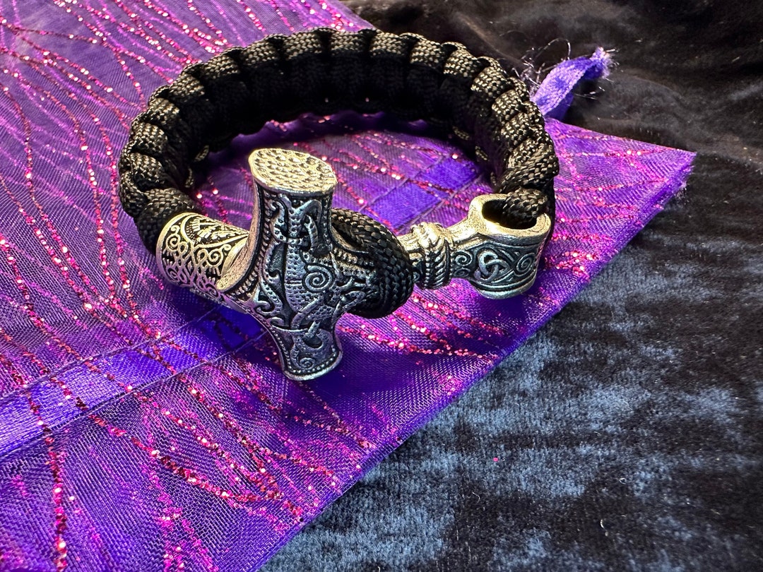 Protection Amulet Band Good Luck Bracelet Pagan Jewelry Magic Talisman ...
