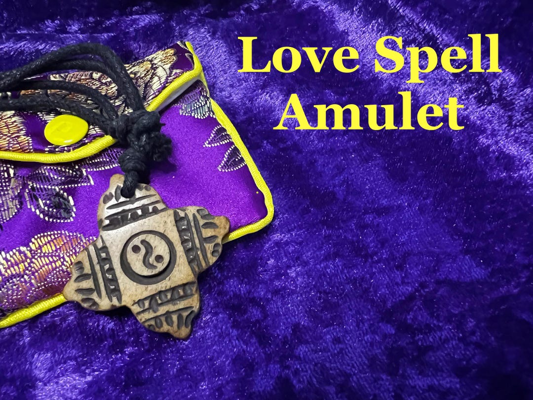 Love Spell Amulet Handmade Yak Bone Talisman From Nepal Attraction Self ...