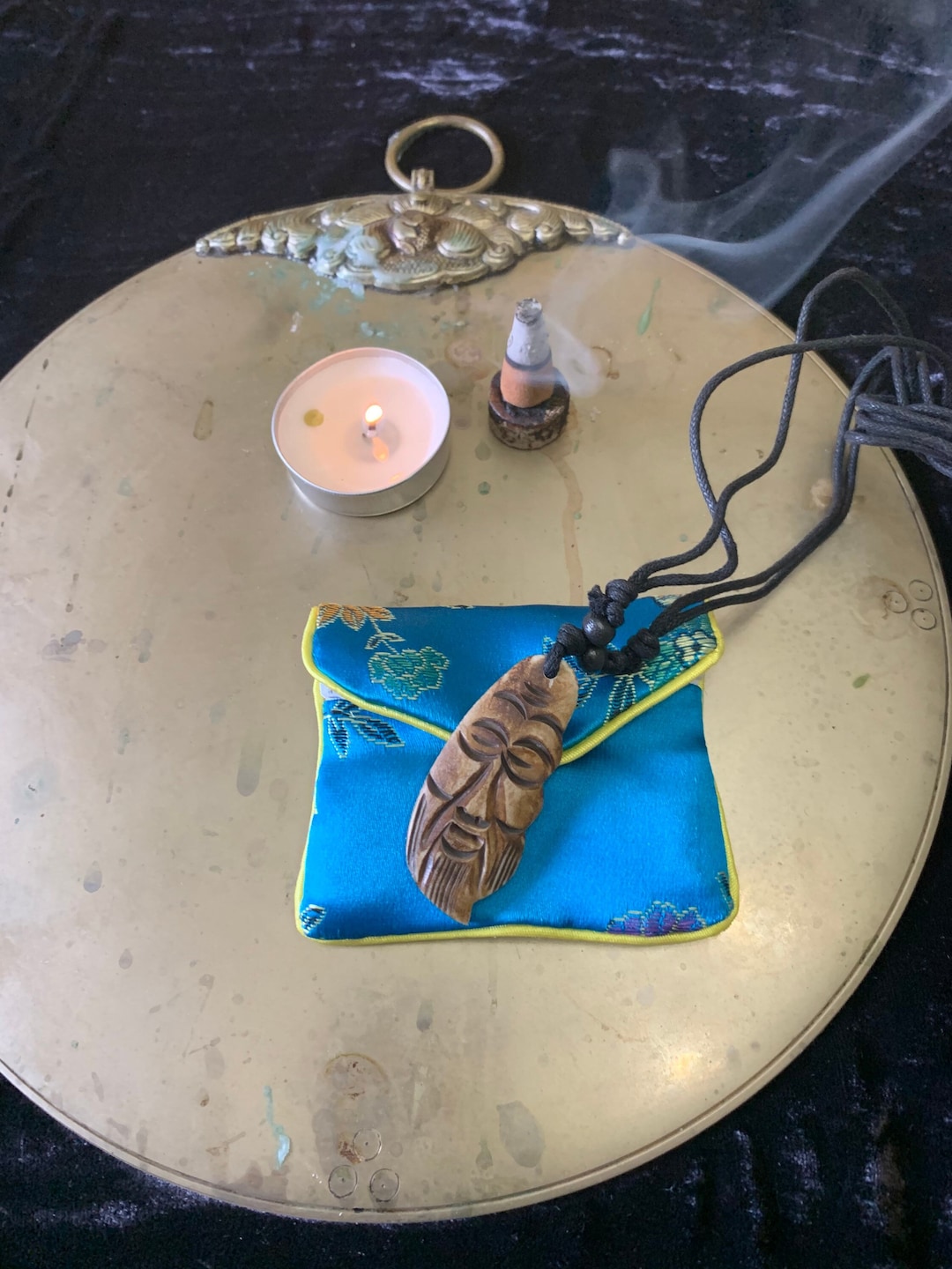 Protection Spell Amulet Witchcraft Pendant Shaman Good Luck Omens ...