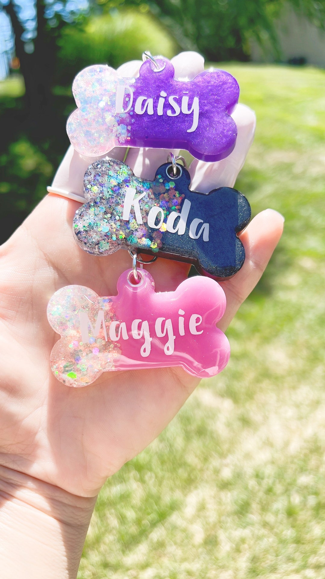 Personalized Resin Dog Tag With Specific Shape, Size, Style and Color ...
