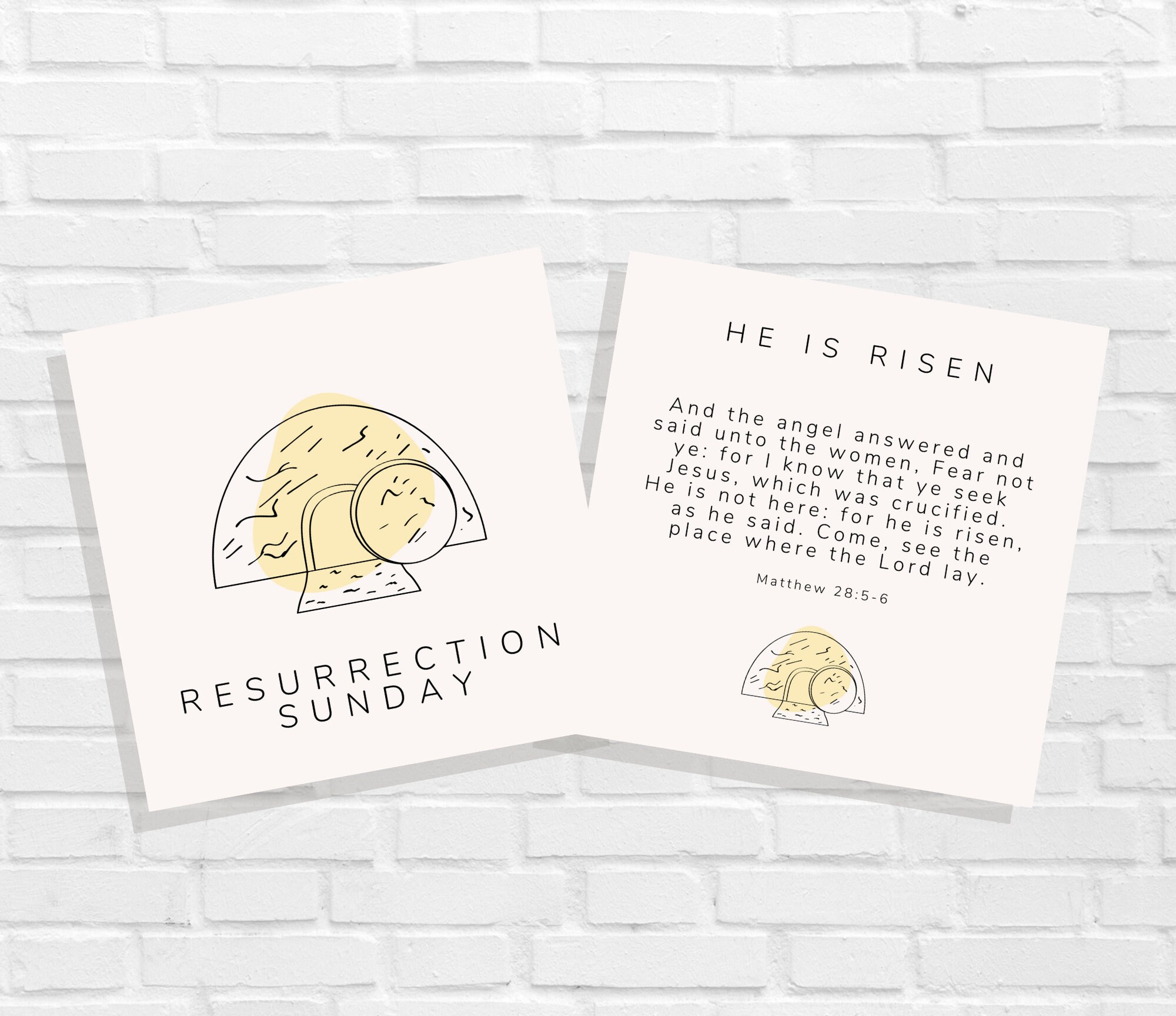 Holy Week Easter Cards/easter Countdown/christian Easter Cards/sunday ...