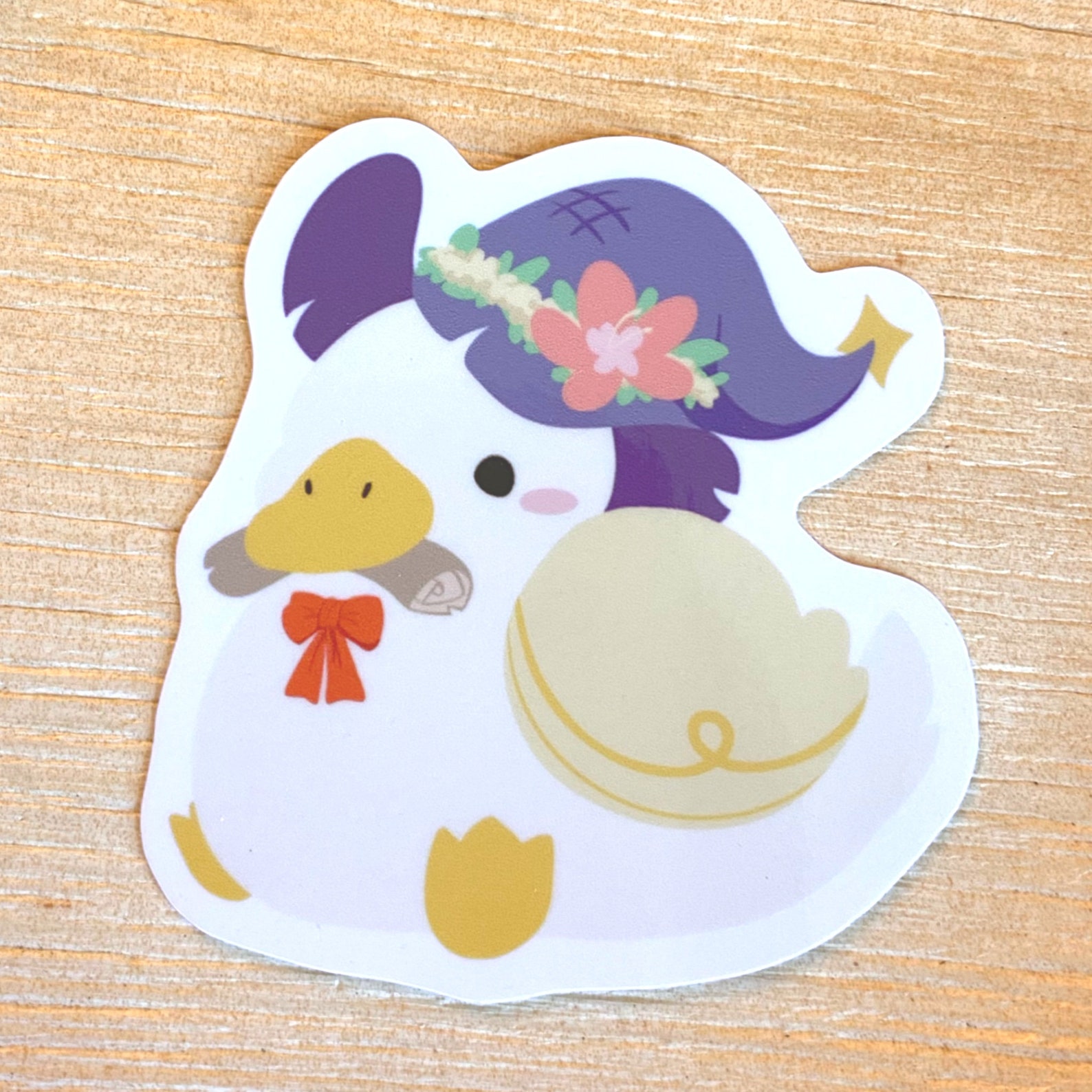 Magic Semi Aquatic Creatures Duck Frog Axolotl Glossy Vinyl - Etsy