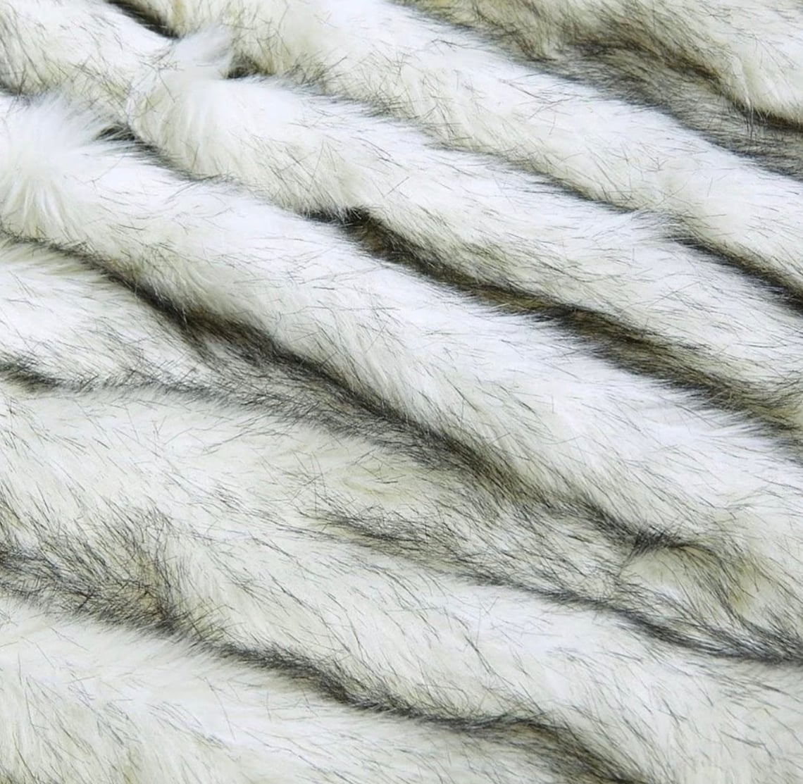 Animal Friendly Faux Fur Throw Blanket, Bedspread or Comforter, Pieced ...
