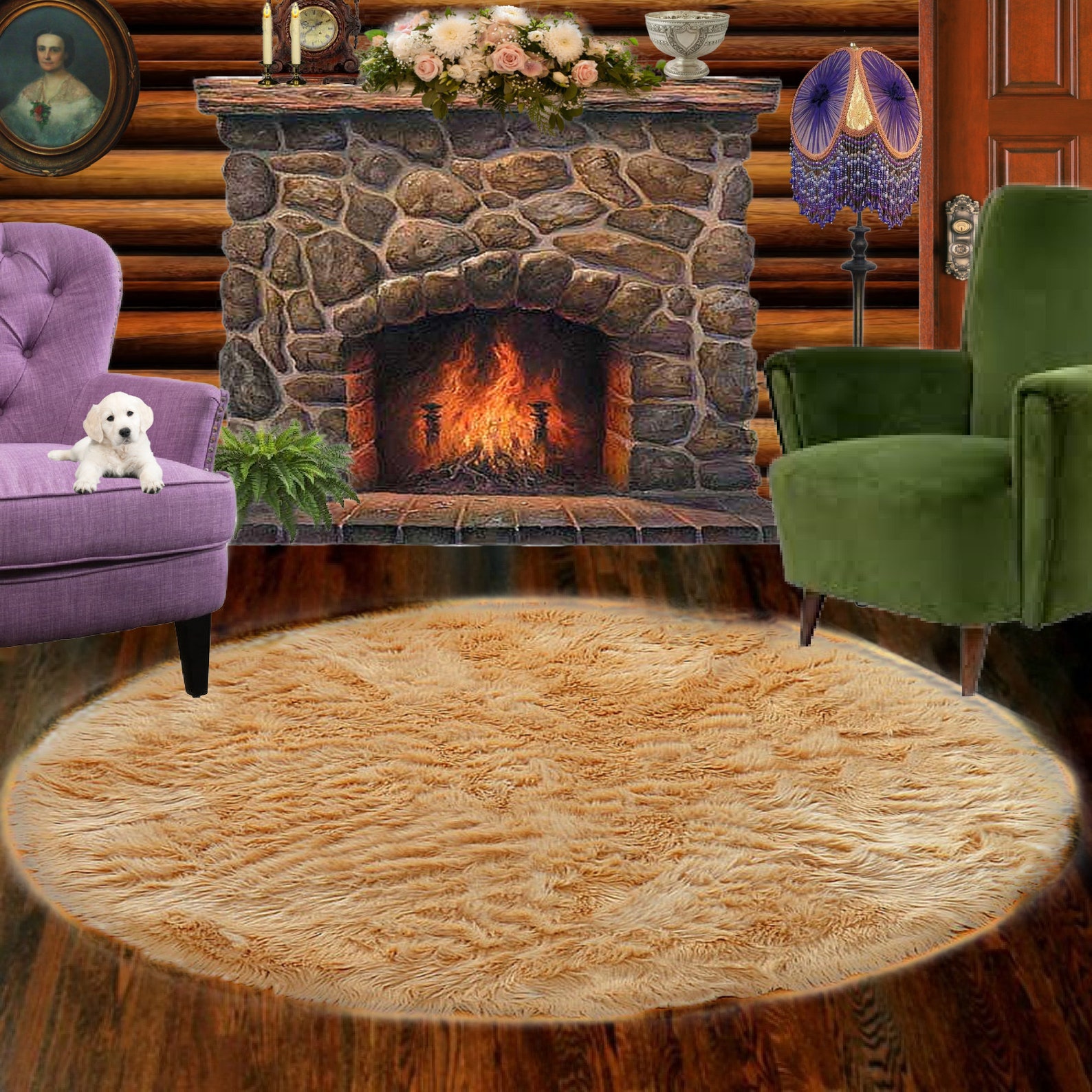Animal Friendly Bear Skin Rug, Animal Friendly Faux Fur, All Sizes ...