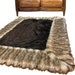 Handmade Wolf Trimmed Pelt Rug, Designer Rug, Luxurious Faux Fur, All ...