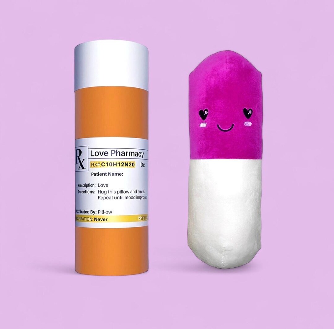 Cute Pill Plush | Personalized Nurse, Doctor Gift - Etsy