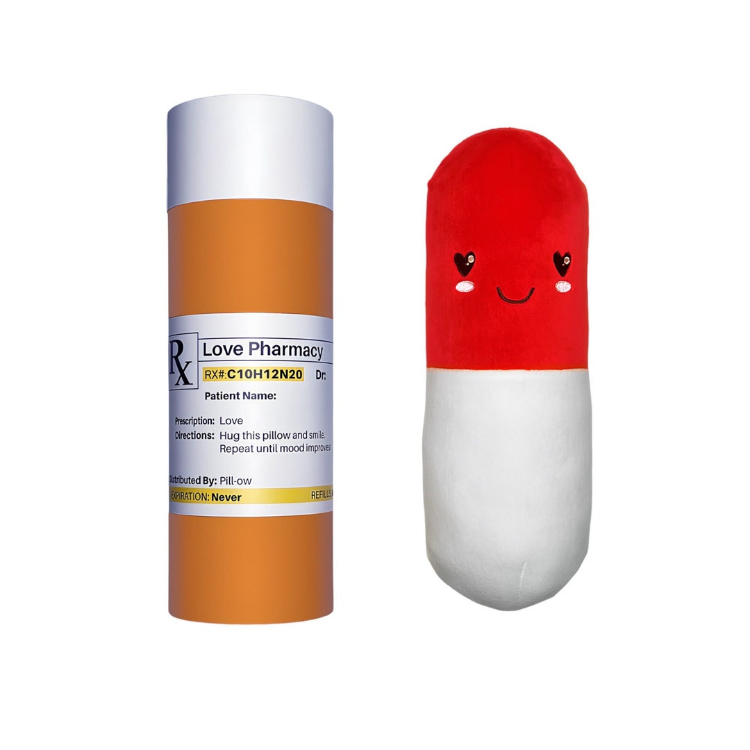 Cute Pharmacy Pill Plushie Graduation Gift Customizable Novelty Gift ...
