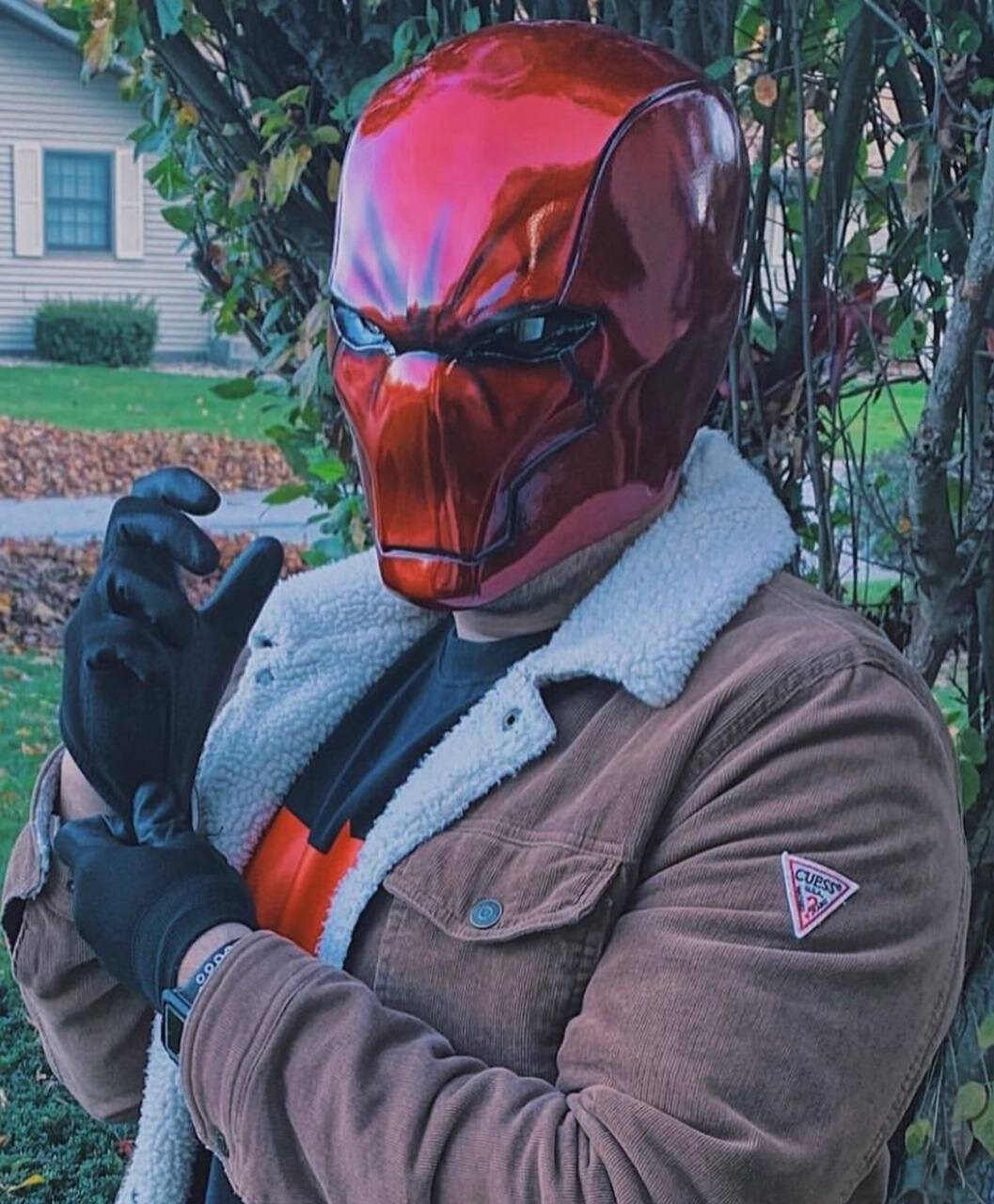 Red Hood Rebirth Helmet HQ Resin - Etsy