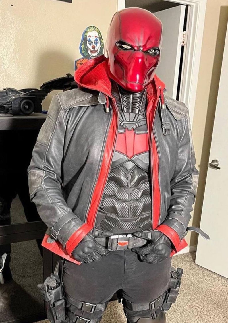 Red Hood Rebirth Helmet HQ Resin - Etsy