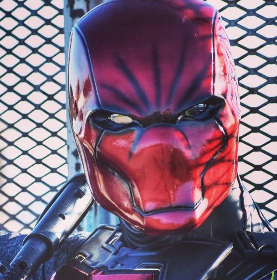 Red Hood Rebirth Helmet HQ Resin - Etsy